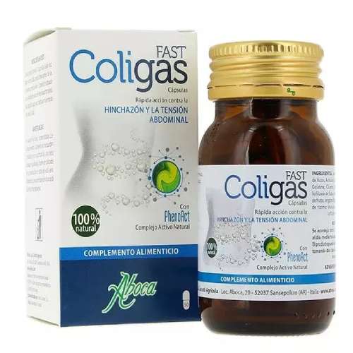 Aboca Coligas Fast 50 Cápsulas – Farmacia Granvia 216