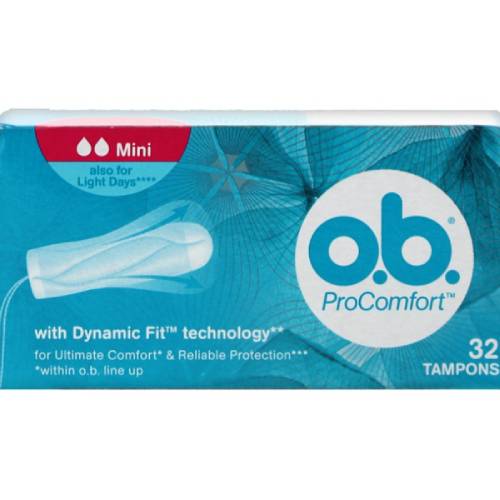 Tampon Ob Mini 32 unidades - Farmacia Granvia 216